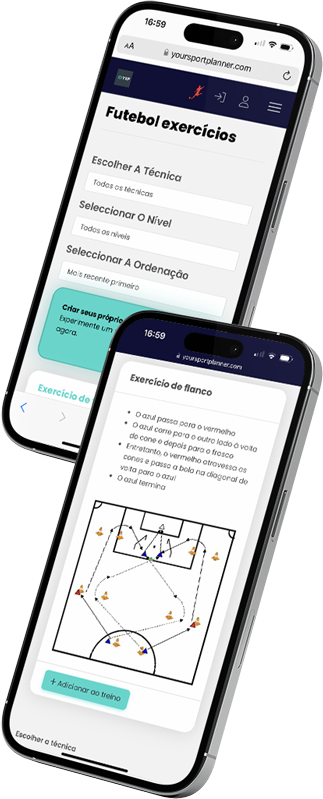 Yoursportplanner home. Treinos e exercícios para o seu desporto